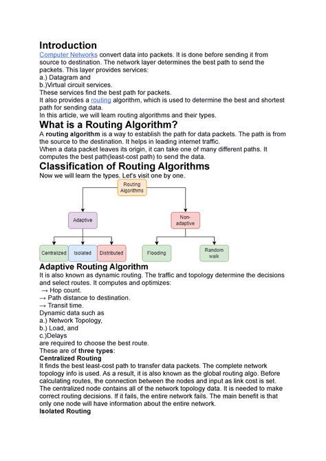 Cn Unit 3 Introduction Computer Networks Convert Data Into Packets It Is Done Before Sending