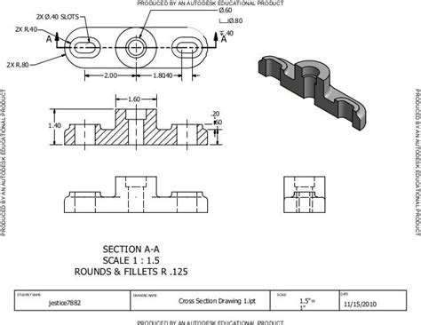 Brian Jestice Cross Section Drawings