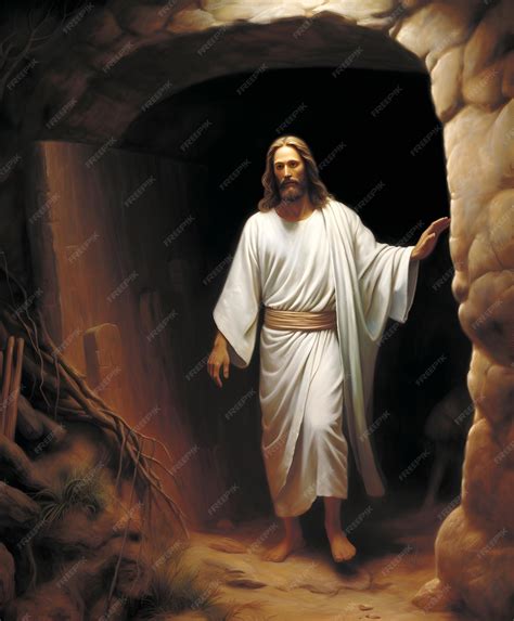 Premium Photo Resurrection Of Jesus Christ At Empty Tomb
