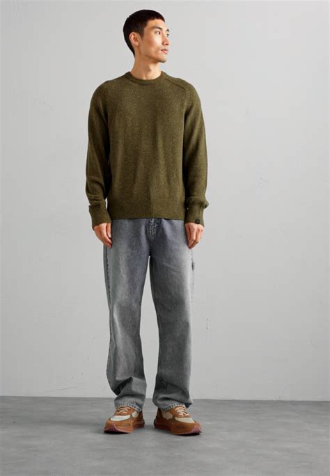 Rag And Bone Blend Harlow Crew Jumper Dunkelgründark Green Zalandode