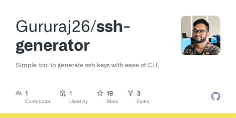 Github Gururaj Ssh Generator Simple Tool To Generate Ssh Keys With Ease Of Cli