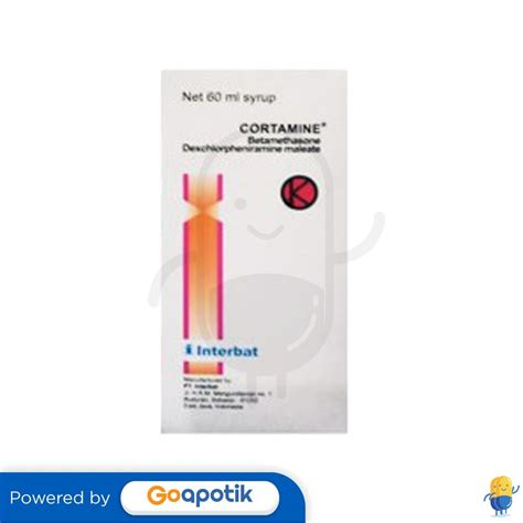 Jual Cortamine Syrup Isi 60 Ml Botol Shopee Indonesia