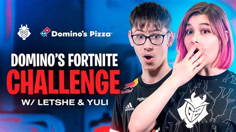 Letshe Teaches Yuli Fortnite Dominos X G2 Youtube
