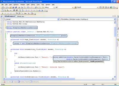 How To Invoke Java Web Service In ASP NET Using C CodeProject