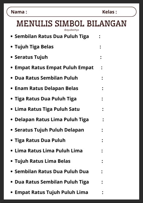 Best 13 Lembar Kerja Simbol Bilangan Artofit