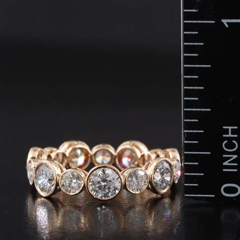 14k 392 Ctw Lab Grown Diamond Eternity Band Ebth