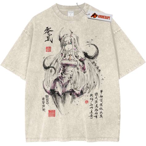 Zero Two Darling In The Franxx Vintage Anime Shirt Tee Animebape