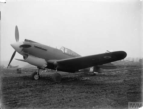 Curtiss Wright Tomahawk Mark I Ah769 On Teh Ground At Boscombe Down Wiltshire © Iwm Atp