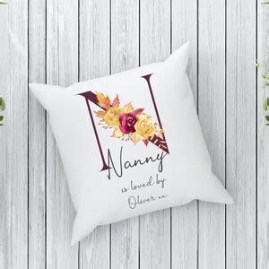 Personalised Mum Mummy Nanny Grandma Gran Nan Nanna Cushion Mothers