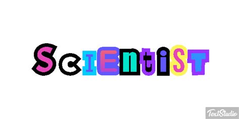 Scientist Word Animated  Logo Designs