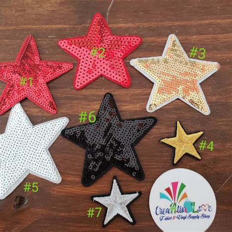 Gold Star Patch Etsy