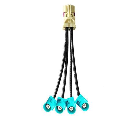 4 In 1 Mini Fakra Straight B Code Female To Fakra Smb Z Code Straight