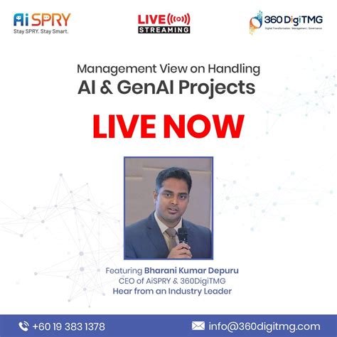360digitmg Malaysia On Linkedin Livesession Ai Genai Artificialintelligence Generativeai…