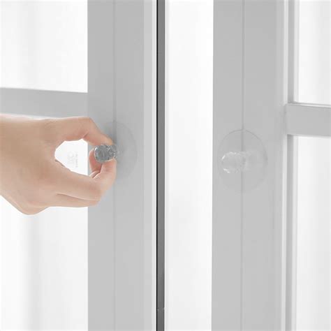 4 Pcs Crystal Design Self Adhesive Cabinet Knobs