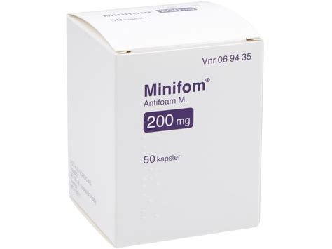 Laveste Pris For Minifom 200mg Kapsler 50 Stk