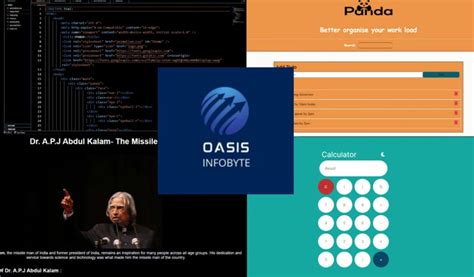 my web development internship journey at oasis infobyte