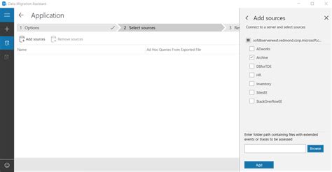 Using Data Migration Assistant To Assess An Applications Data Access