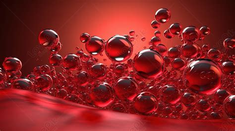 Red Bubble Falling Mesmerizing 2d And 3d Graphic Red 3d Backgrounds Red Graphics Backgrounds