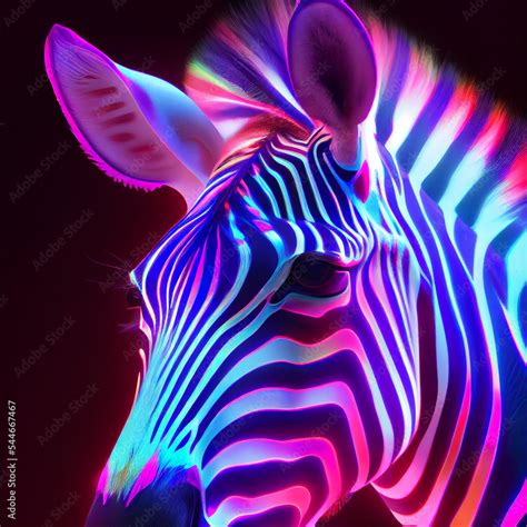 Neon Rainbow Zebra Print Backgrounds Neon Leopard Seamless Pattern