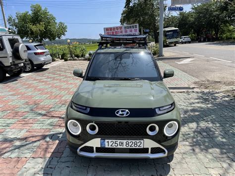 현대 경차 캐스퍼 풀옵션 신차 출고 후 튜닝 필수품 알려드려요 네이버 블로그