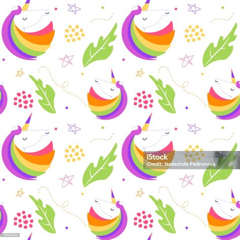 Unicorn Seamless Pattern Stock Illustration Download Image Now