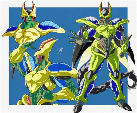 Cell Perfect Cell And Hirudegarn Dragon Ball And 1 More Drawn By