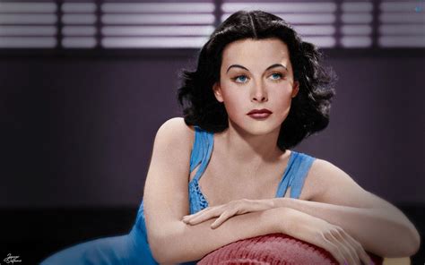 Hedy Lamarr En Color Hedy Lamarr 1940s Photo
