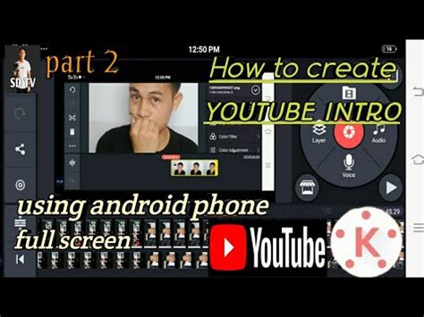 How To Create Youtube Intro Using Android Phone Basic Full Screen Part YouTube