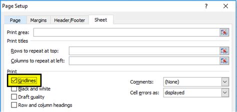Print Excel Gridlines How To Use Methods Examples Template