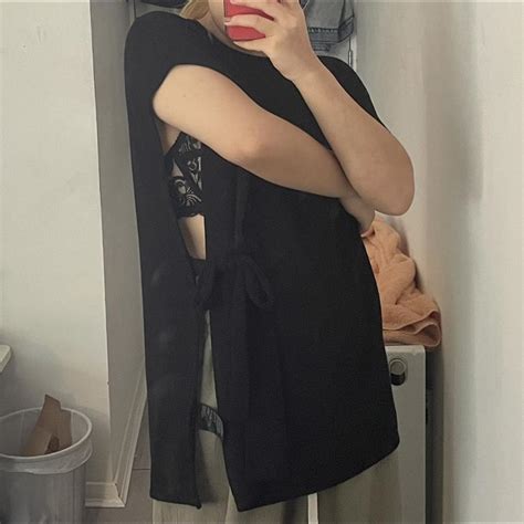Handm Black See Through Vest A Very Nice Layering Depop
