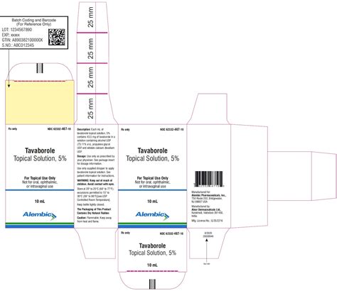 Tavaborole Topical Solution Fda Prescribing Information Side Effects
