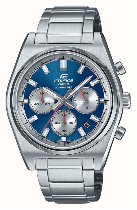 Casio Edifice Motorsports Chronograph 40mm Blue Sunray Dial