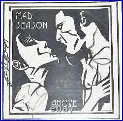 Mad Season Above Original Record Album Lp Autographed Layne Rare Signed Vinyl Album