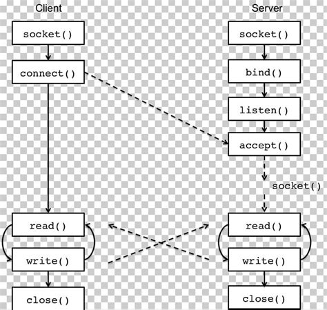 Network Socket Clientserver Model Computer Servers User Datagram Protocol Png Clipart Free