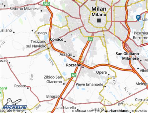 Michelin Assago Map Viamichelin