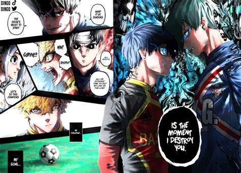 Isagi Vs Rin Animes Wallpapers Ilustração De Mangás Ilustração