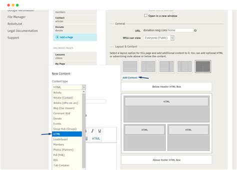 how to add a “donate” button to an html block ning 3 help