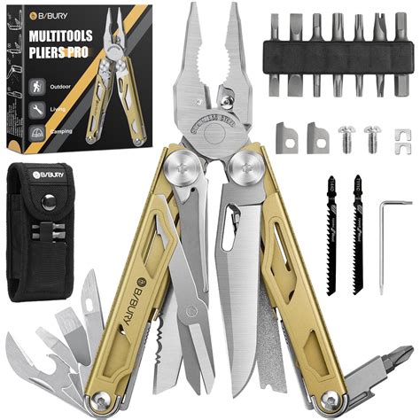 Bibury Multitool Pliers 31 In 1 Stainless Steel Multi Tool Foldable