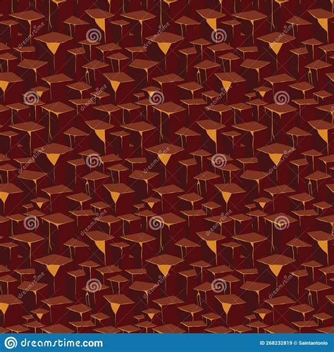 Cartoon Game Texture Lava Surface Seamless Pattern Game Asset Walls And Environment Background