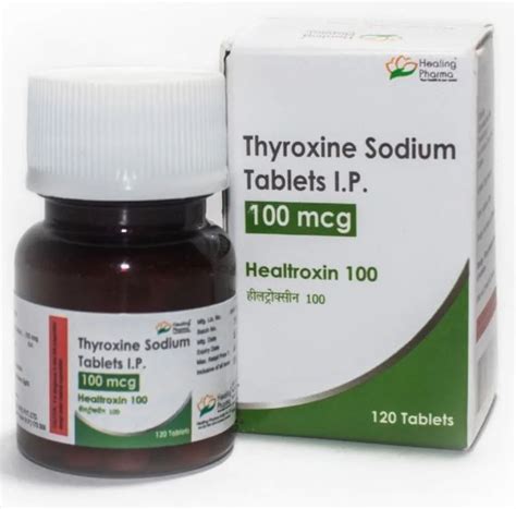 Thyroxine Sodium Tablets Strength 100 Mcg At ₹ 160bottle In Nagpur