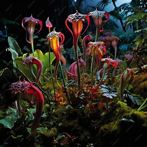 Premium Ai Image Jungles Predators The Vicious Beauty Of Carnivorous Plants
