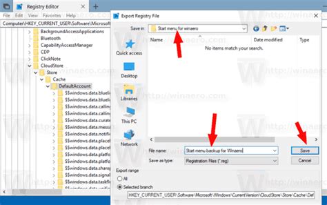 Backup And Restore Start Menu Layout In Windows