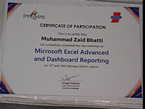 muhammad zaid on linkedin advancedexcel dataanalytics