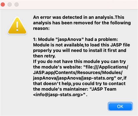 Version Incompatibility Issue Jasp Stats Jasp Issues GitHub