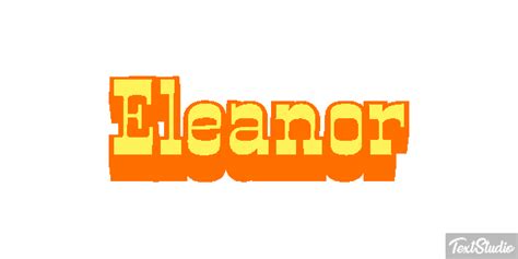 Eleanor Name Animated  Logo Designs