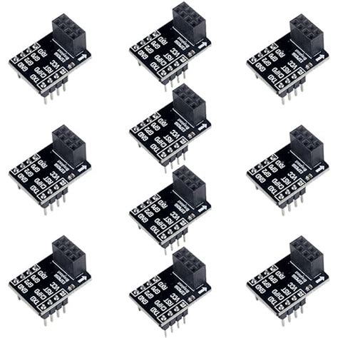 Stemedu Esp8266 Esp 01 Adapter Esp01 Breakout Board For Esp01s Wireless Serial Wifi Transceiver