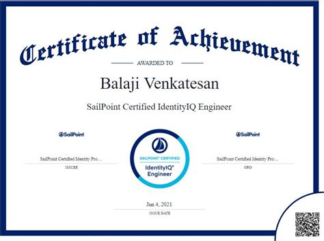 Balaji Venkatesan On Linkedin Finally Got My First Certificate In Identity And Access Management
