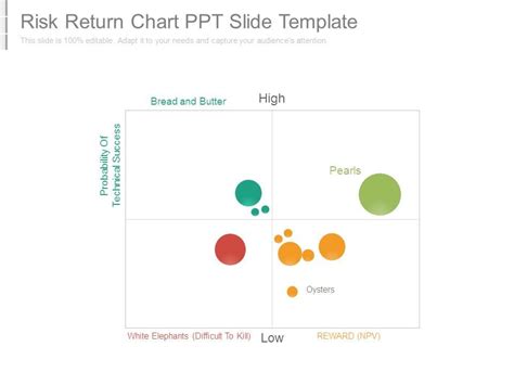 Risk Return Chart Ppt Slide Template