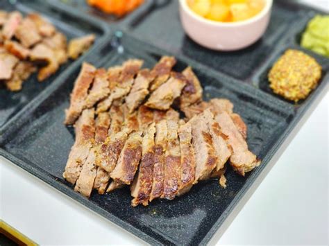 한우 채끝살 요리 채끝스테이크 마리네이드 소고기 스테이크 부위 집에서 소고기 구이 굽기 굽는법 네이버 블로그