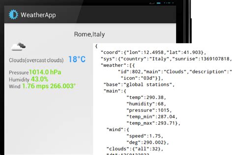 Weather App By Example Teaches Json And Api Use